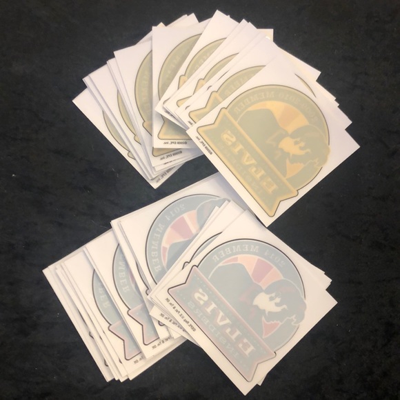 Accents | 45 Elvis Window Decals 214 20092010 | Poshmark